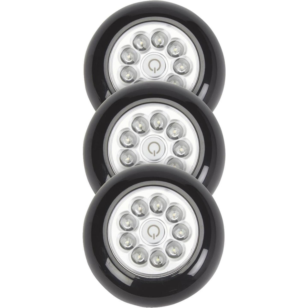 Light It 9-Bulb Black LED Battery Tap Light (3-Pack) - Jacksonville, FL ...
